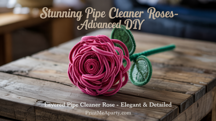 How to Make Easy Pipe Cleaner Flowers (Step-by-Step Guide) – Print Me a ...