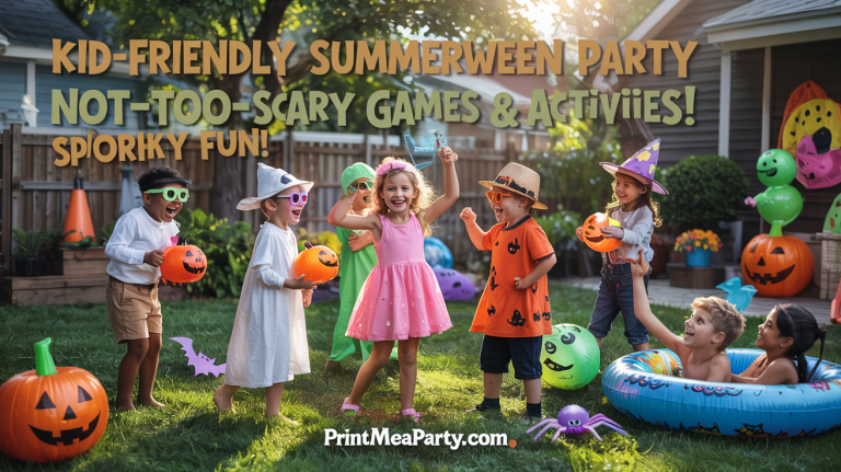Kid-Friendly Summerween Party – Not-Too-Scary Games & Activities ...