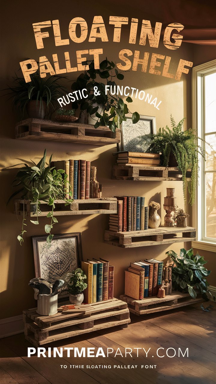 DIY Pallet Wall Decor & Frame Groupings for Small Spaces - Print Me a Party