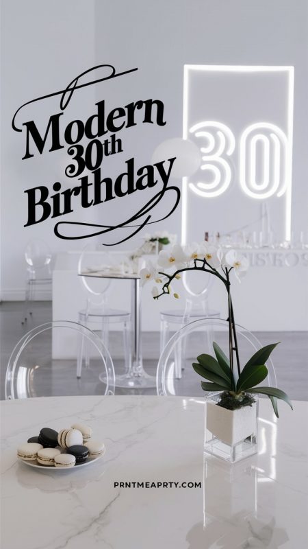 Elegant 30th Birthday Party: Timeless Ideas for a Chic Celebration ...